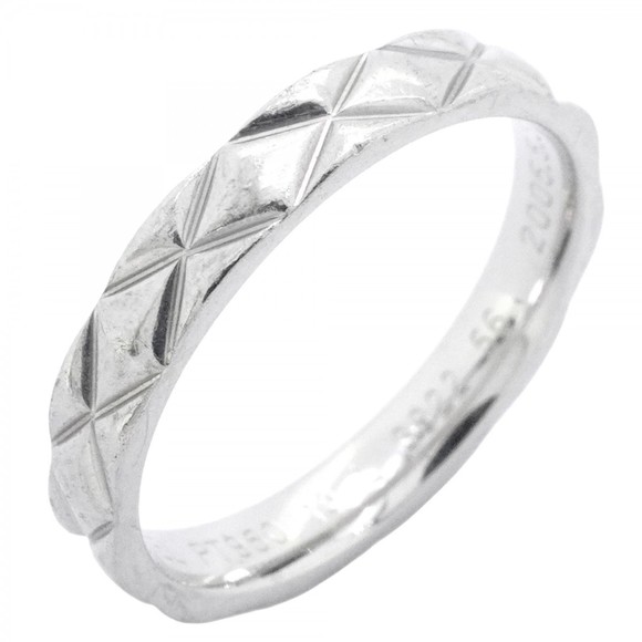 CHANEL | Jewelry | Chanel Matelasse Ring Pt95 Platinum 56 Mens | Poshmark